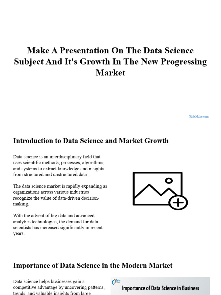 Data Science and The Future | PDF | Data Science | Analytics