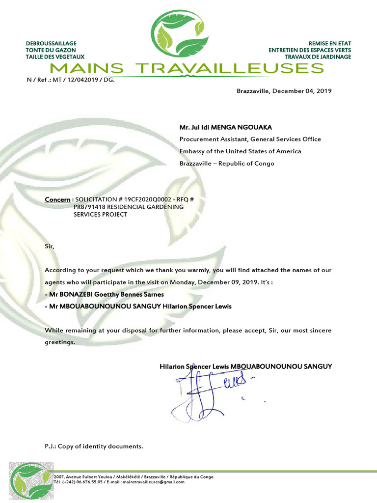 Participants List and ID | PDF