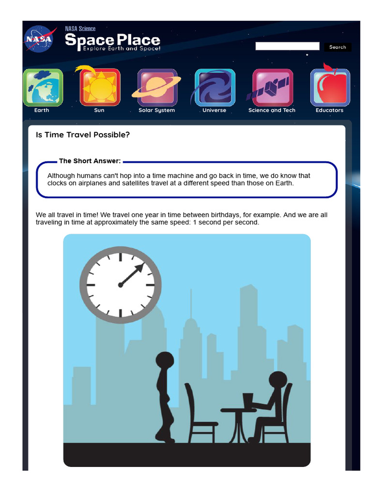 Is Time Travel Possible | PDF | Time | Global Positioning System