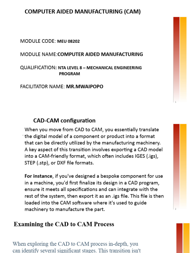 Cam Ppt 3 2 Pdf Computer Aided Design Engineering