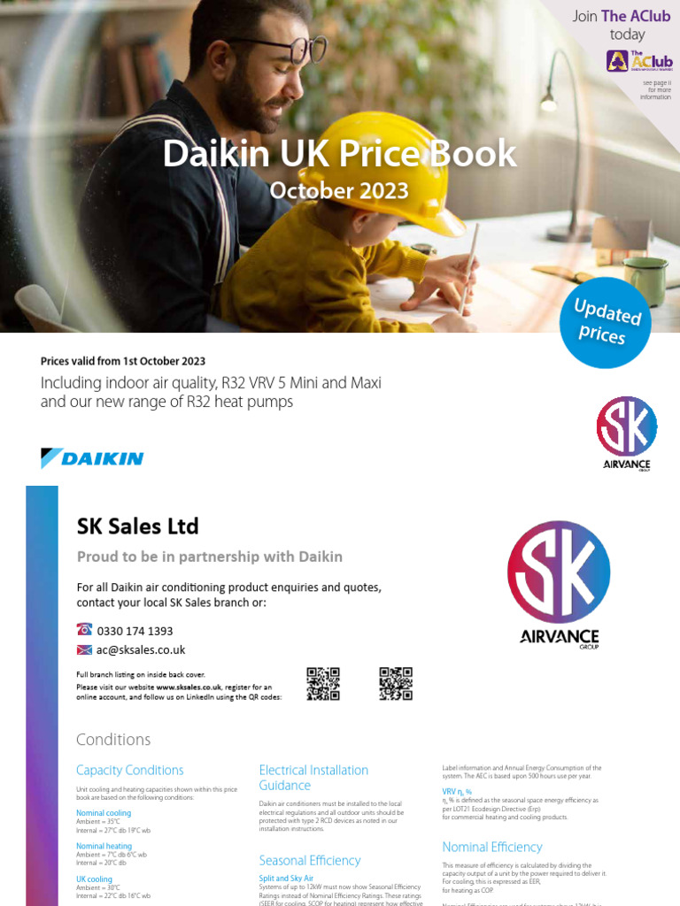 Prices Daikin Price List July 2021 | PDF | Heat Pump | Air Conditioning
