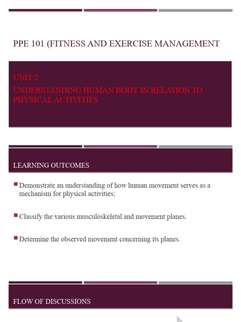 Ppe 101 Unit 2 | PDF | Anatomical Terms Of Motion | Human Anatomy Ppe 101 Unit 2 | PDF | Anatomical Terms Of Motion | Human Anatomy