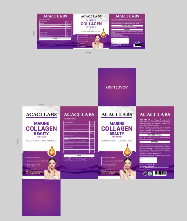 Collagen Acaci Labs in | PDF | Vitamin C | Vitamin