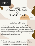Akademiko at Di Akademikong Pagsulat | PDF