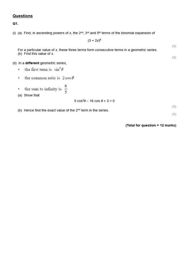 CH6 Trigonometric Identities and Equations NA | PDF | Equations ...