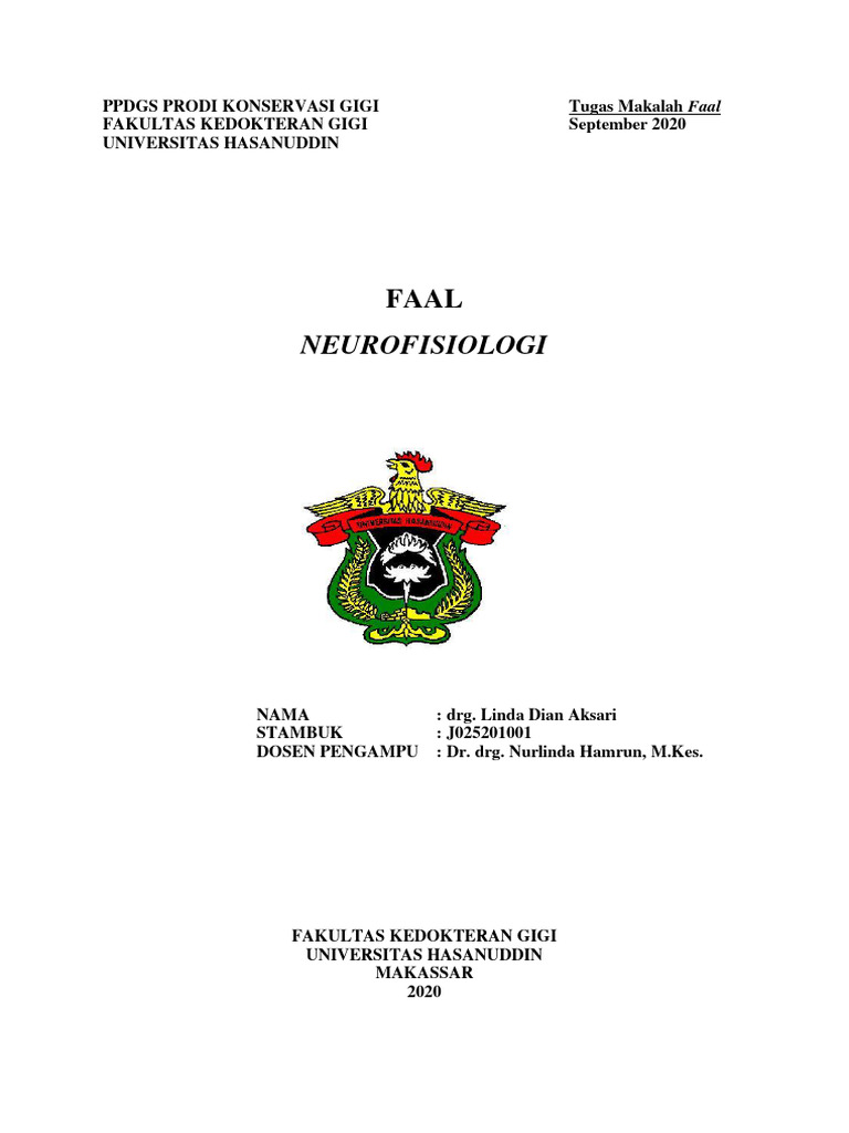 Makalah Faal NEUROFISIOLOGI 2 | PDF