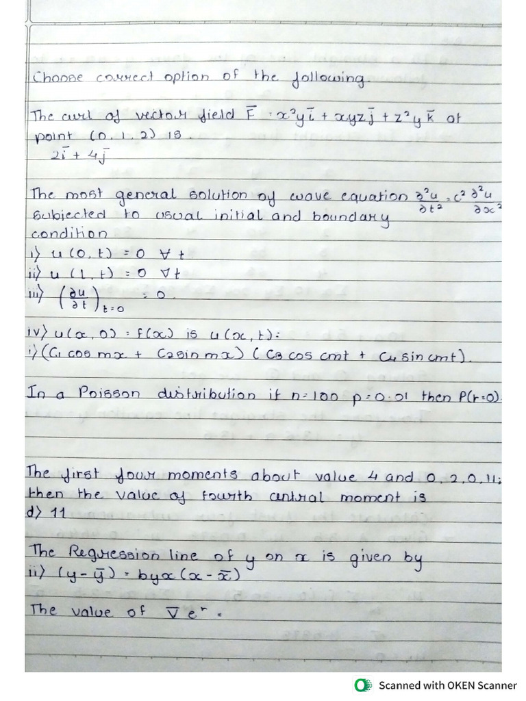 M3 Question Paper Analysis | PDF