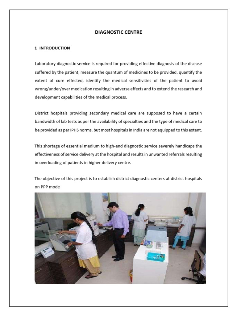 Dignostic Center | Download Free PDF | Health Care | Medical Diagnosis