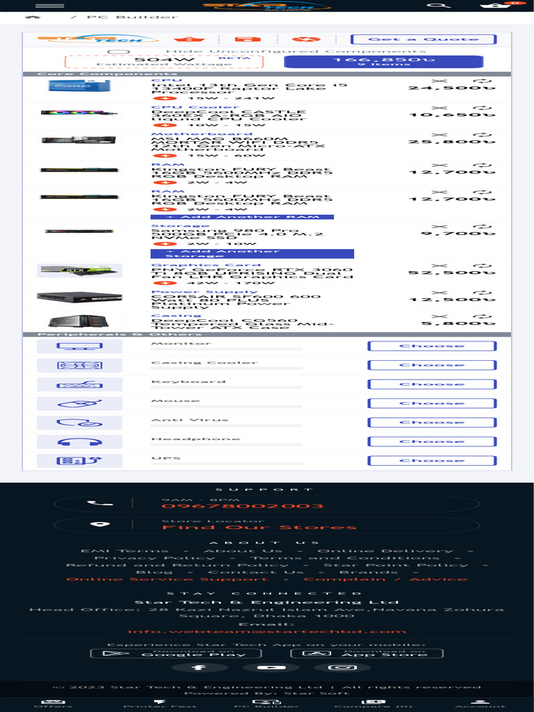 PC Builder - New Build Your Own Computer - Star Tech | PDF | Personal ...