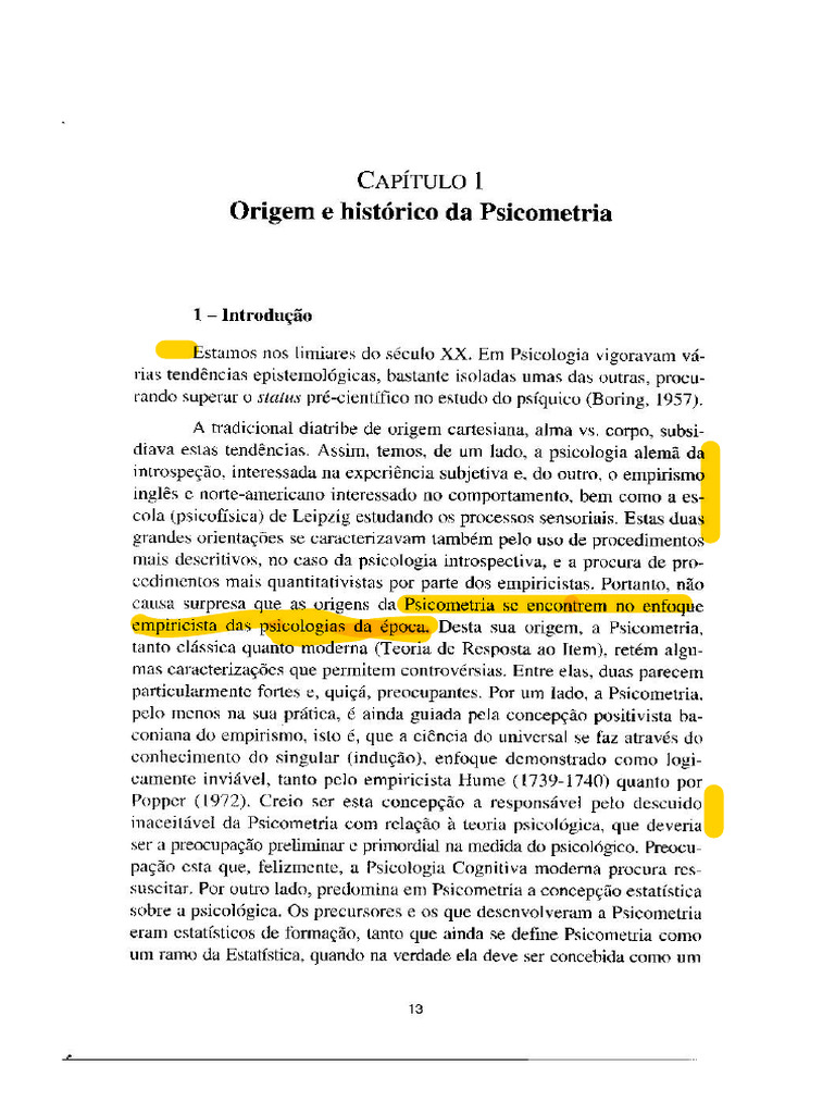 Cap1 Cap2 Pasquali | PDF