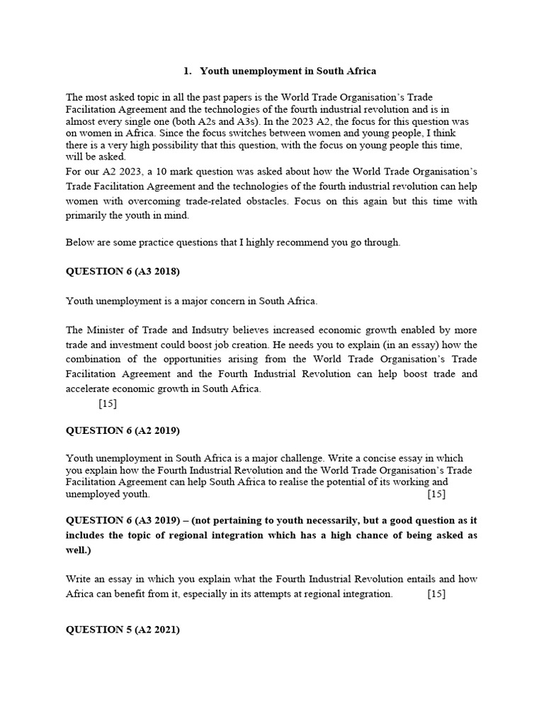 Predictions + Practice Questions | PDF | Comparative Advantage | Economies