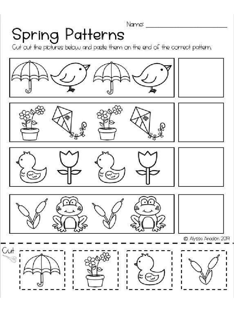 Spring Worksheets No Prep | PDF