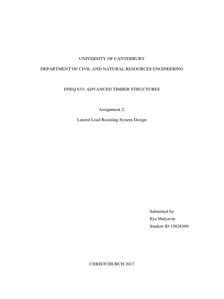 Advanced Timber Structure Part 2 Lateral | PDF | Truss | Beam (Structure)