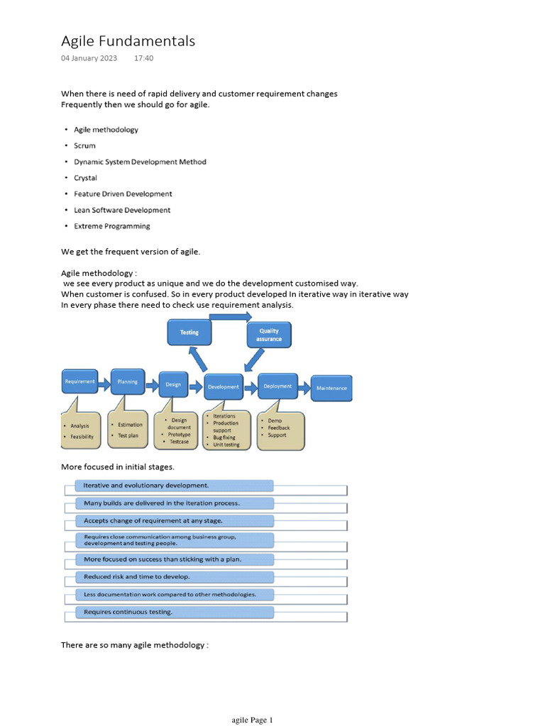 Agile | PDF | Agile Software Development | Scrum (Software Development)