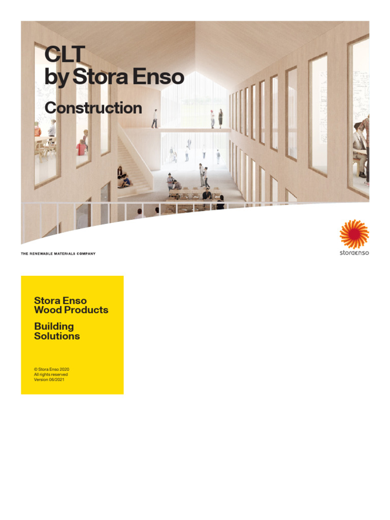 CLT by Stora Enso Technical Documentation Construction 2021 | PDF | Framing (Construction ...