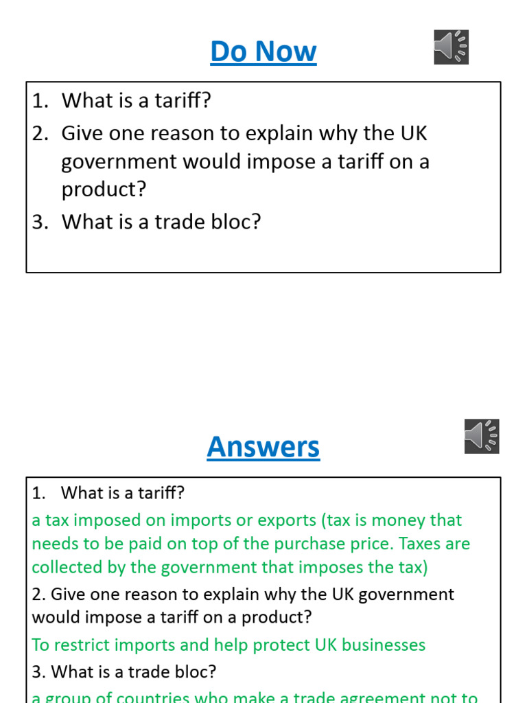 Year 9-Business - Wednesday - Lesson 7 | PDF | Starbucks | Tariff