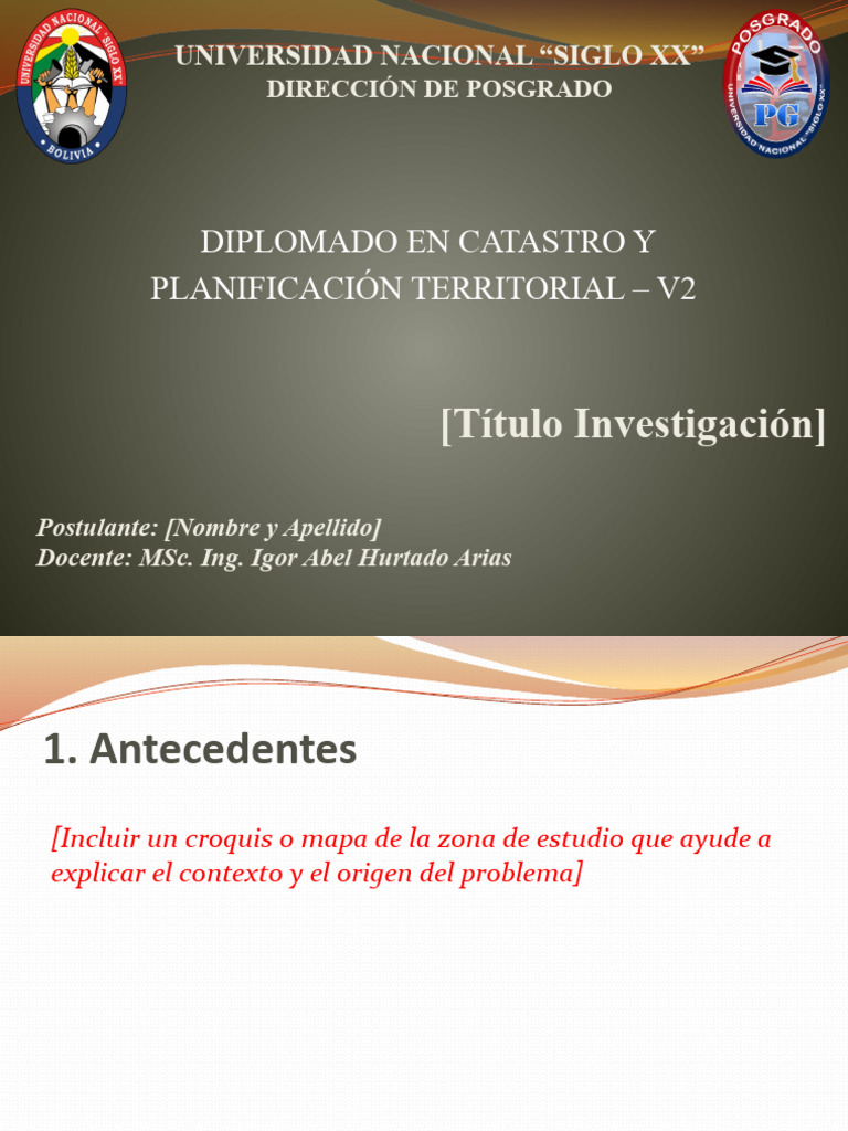 Investigación en Catastro y Planificación | PDF | Estudios de idiomas ...