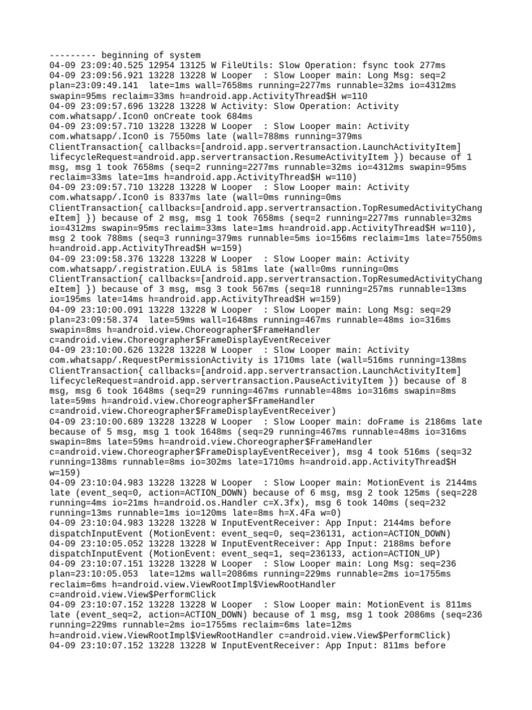 Logcat Pdf Java Programming Language Android Operating System