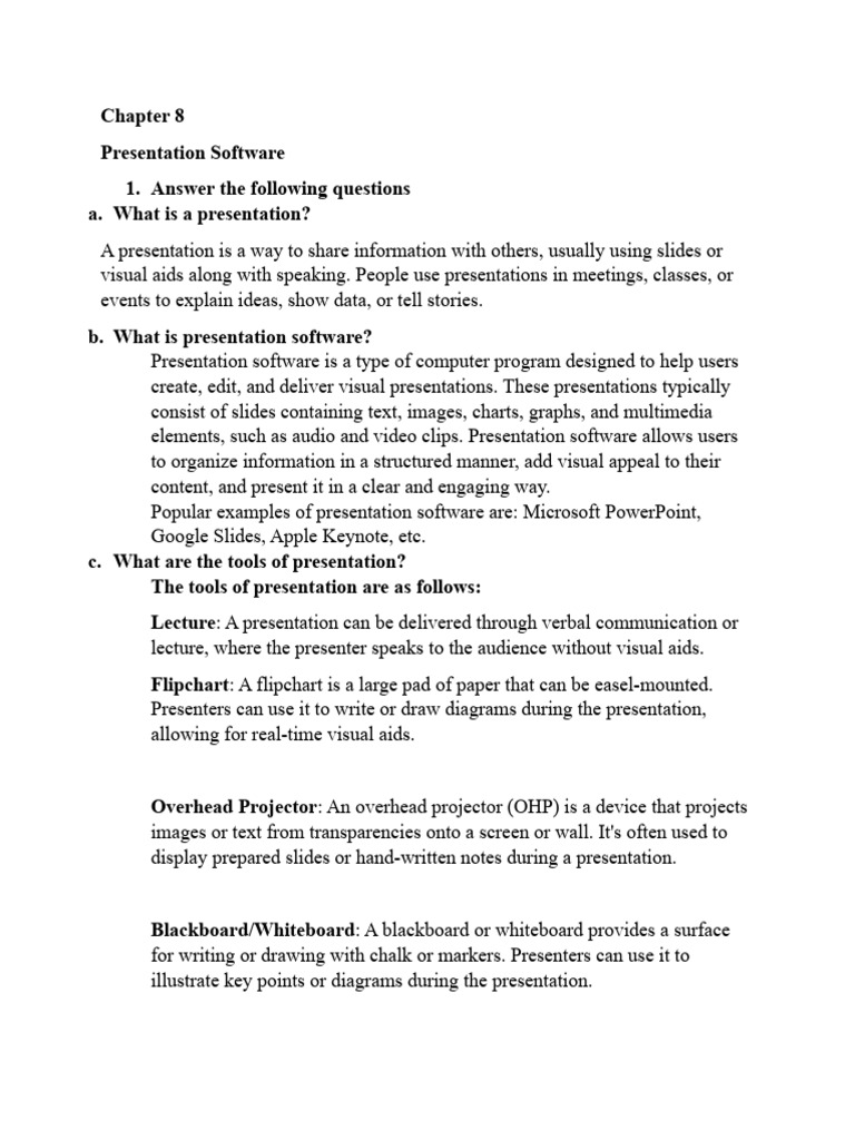 Chapter 8 Class 6 | PDF | Communication Design | Computing