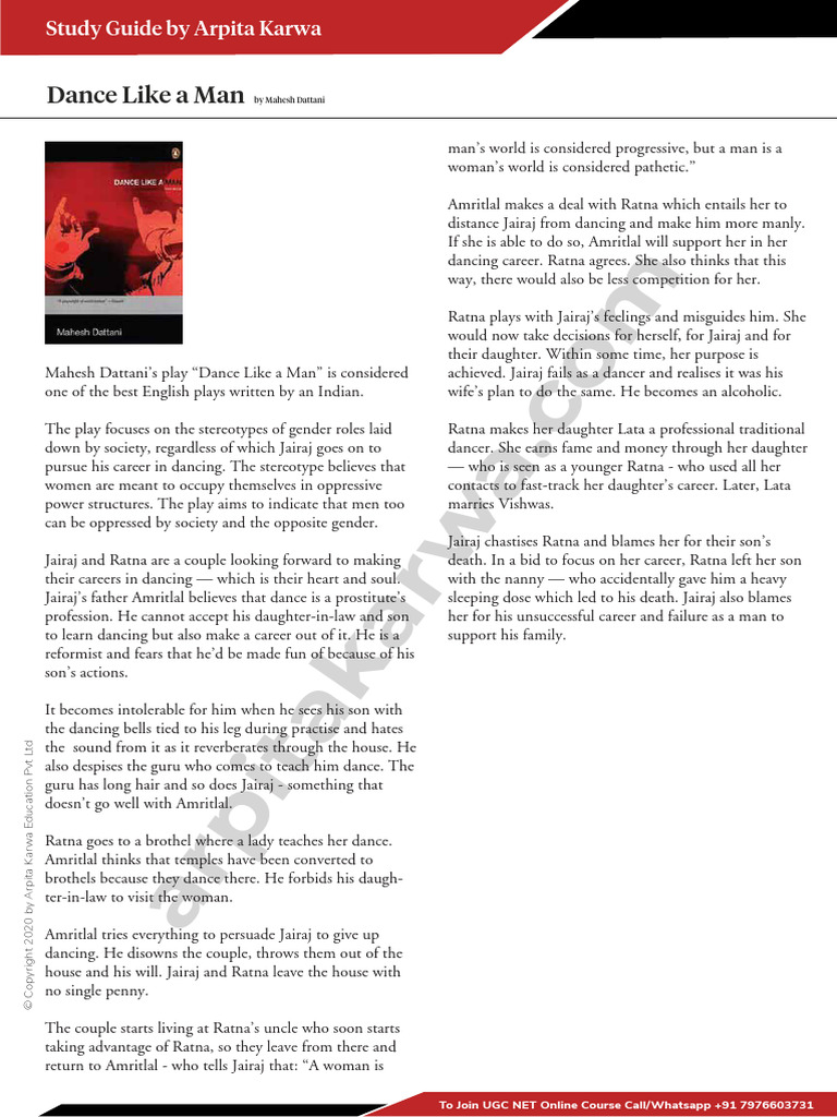 049 - Dance Like A Man-1 Lyst5457 Lyst4142 | PDF | Copyright ...