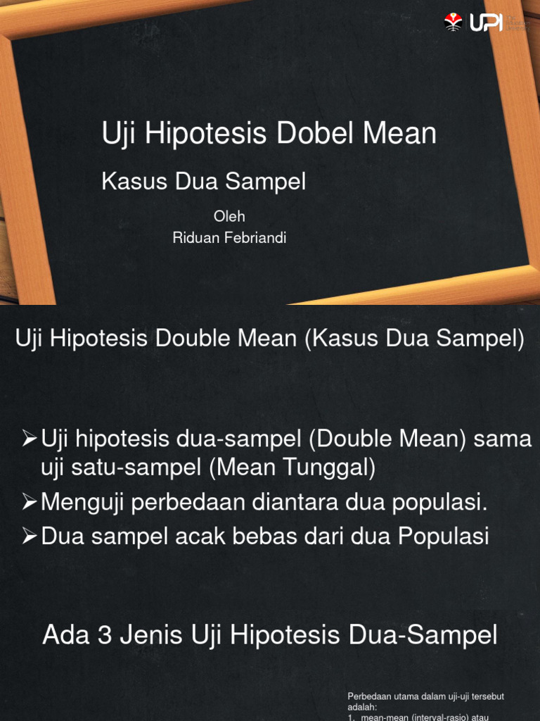 Double Mean | PDF