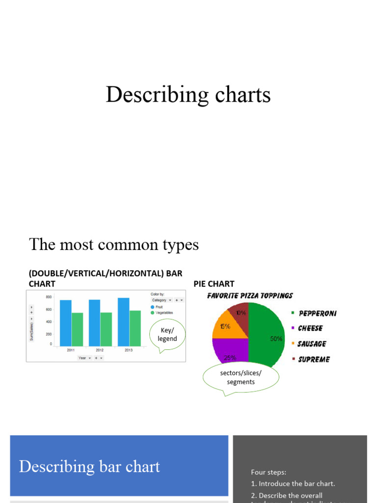 Describing Bar and Pie Charts | Download Free PDF | Pie Chart | Chart