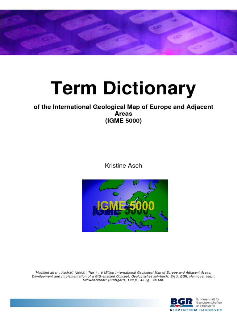 Term Dictionary | PDF | Petrology | Rocks