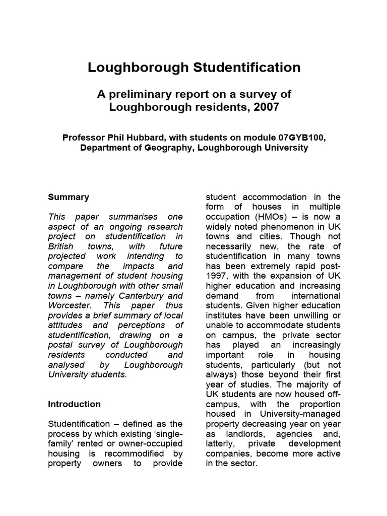 Harry French Halls Student Housing Insights | PDF | History