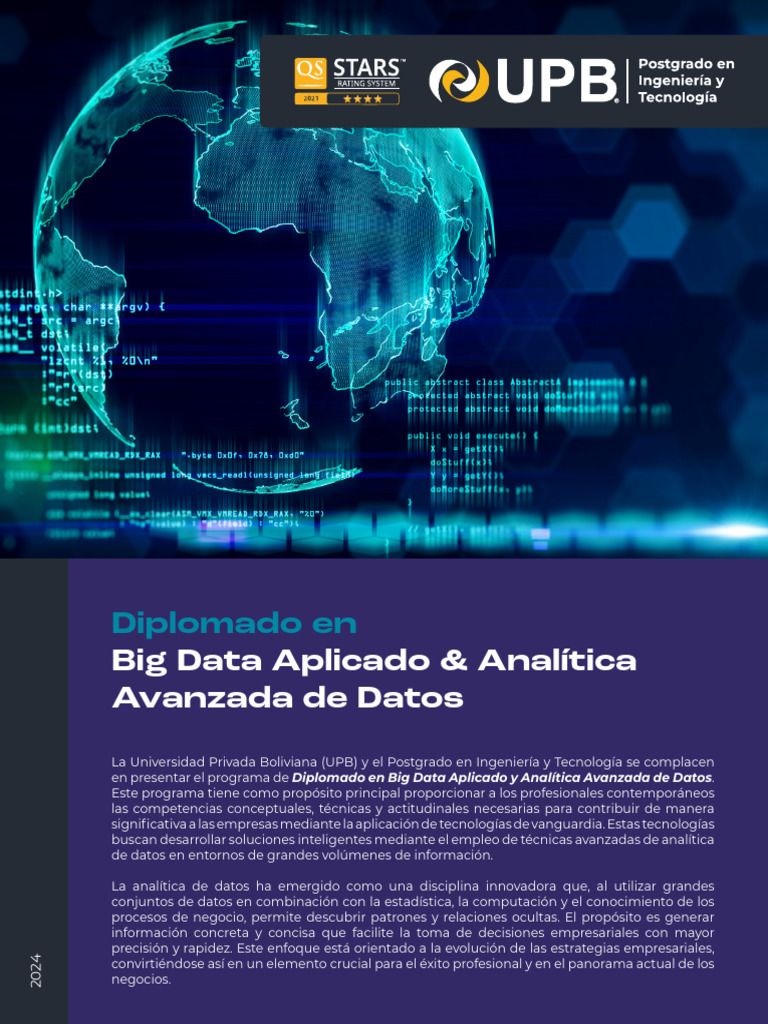 Archivo Diplomado en Big Data Aplicado y Analitica Avanzada de Datos Dbdayaad Egi LP 2024 VT La ...