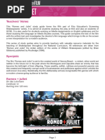 Romeo and Juliet: Film vs. Play Analysis | PDF | Romeo And Juliet