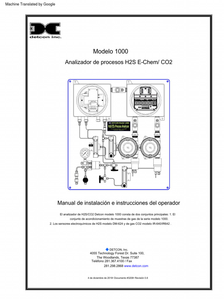 Detcom Modelo 1000-Español | PDF | Relé | Electrodo