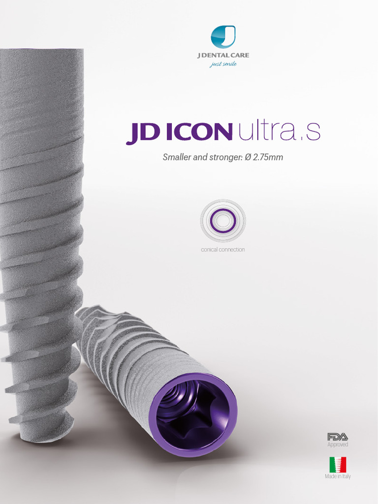 JDIcon Ultra S Product Catalogue | PDF | Dental Implant | Dentistry Branches