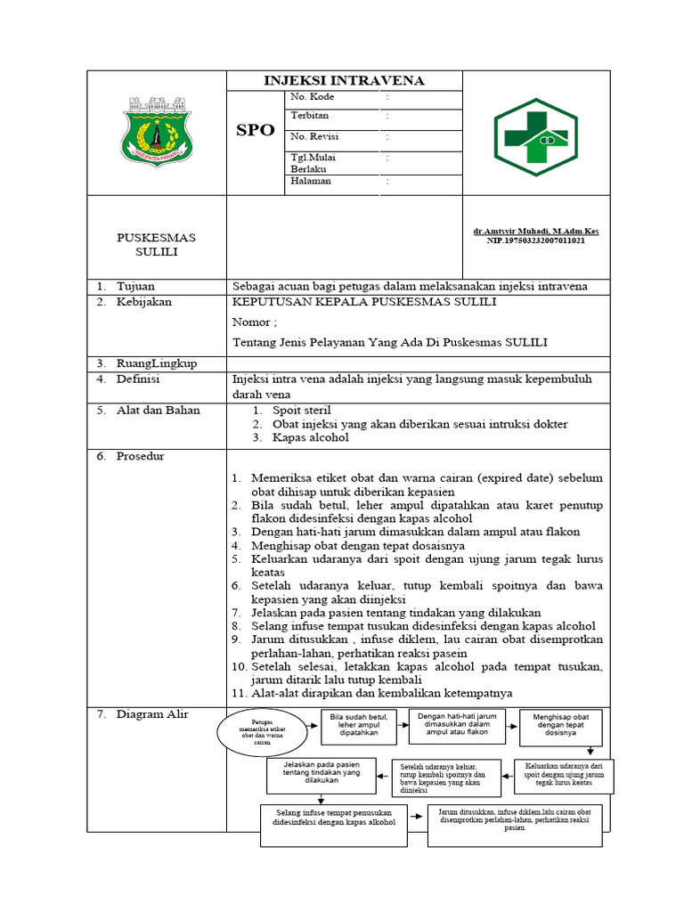 7.2.1.d SPO INJEKSI INTRAVENA | PDF