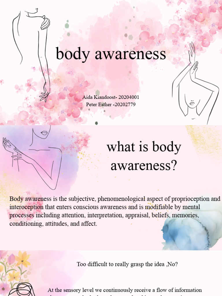 Body Awareness | PDF | Senses | Perception