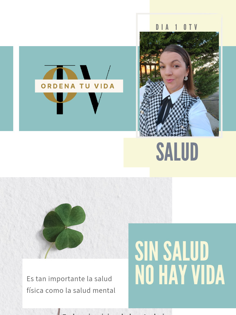 Dia 1 OTV SALUD | PDF | Relaciones personales, crianza y desarrollo personal