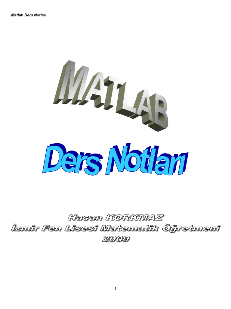 Matlab Pdf