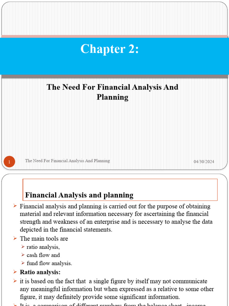 Chapter 2 The Need For Financial Analysis (Autosaved) | PDF | Investing | Debt