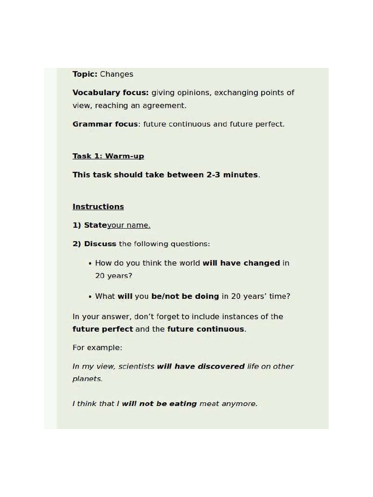 Tandem 2. CA5 | PDF