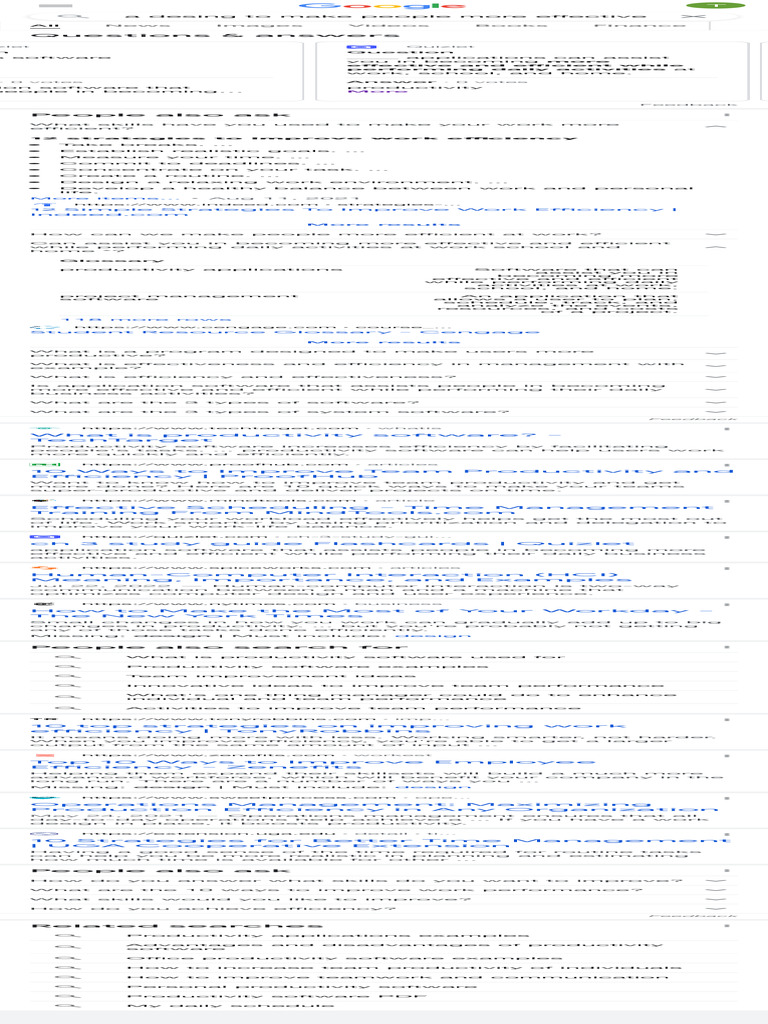 A Design To Make People More Effective and Effici | PDF | Human–Computer Interaction | Software