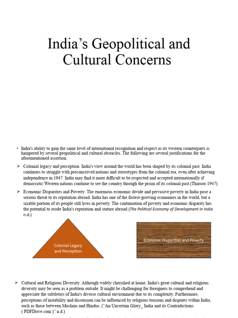 India's Geopolitical and Cultural Concerns | PDF | Democracy | Political Ideologies