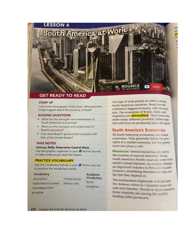 Geography Lesson 6 TB | PDF