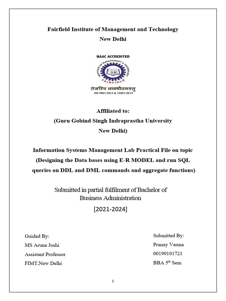 Ecommerce Pfile | PDF | Sql | Computing