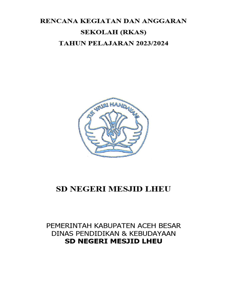 1 Laporan Rkas 2024 | PDF