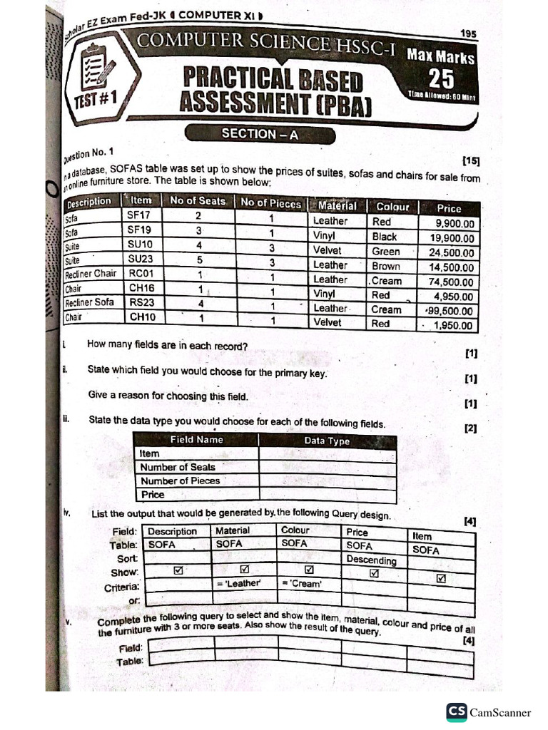 Computer Practicals PBA and Solutions - pdf-1 | PDF