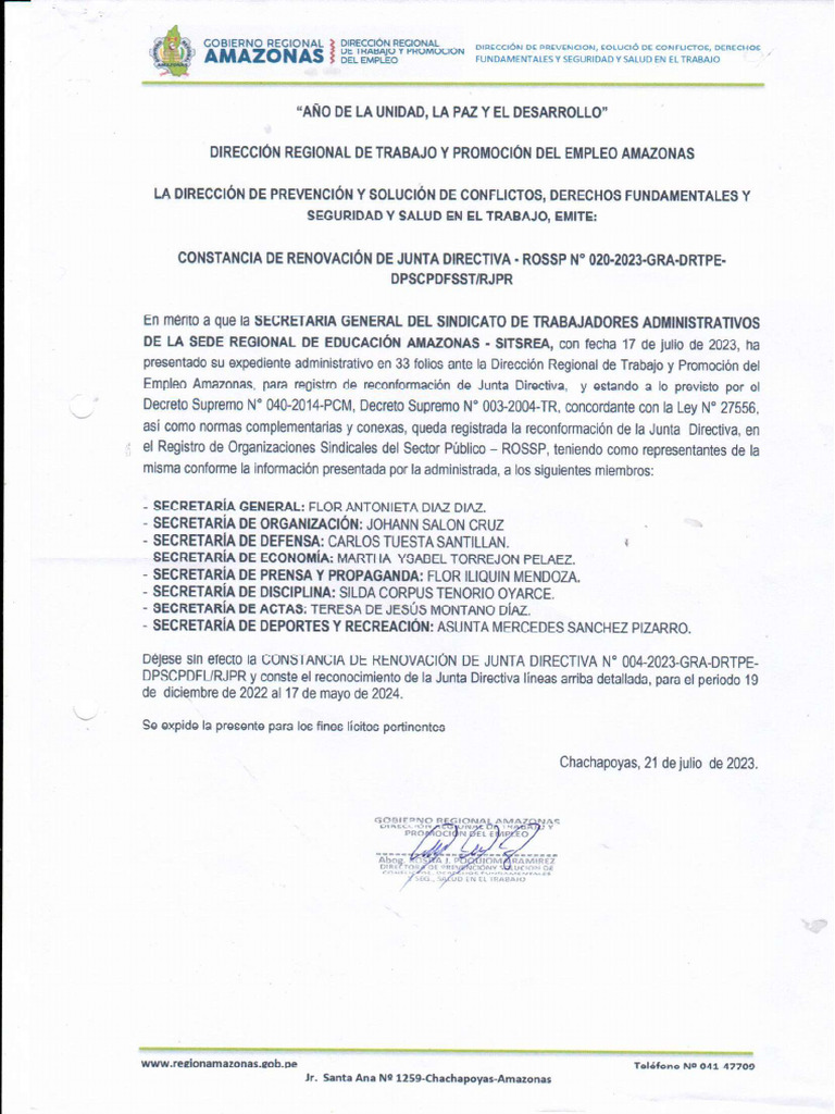 Rossp A Mayo 2024 Dre Amazonas | PDF