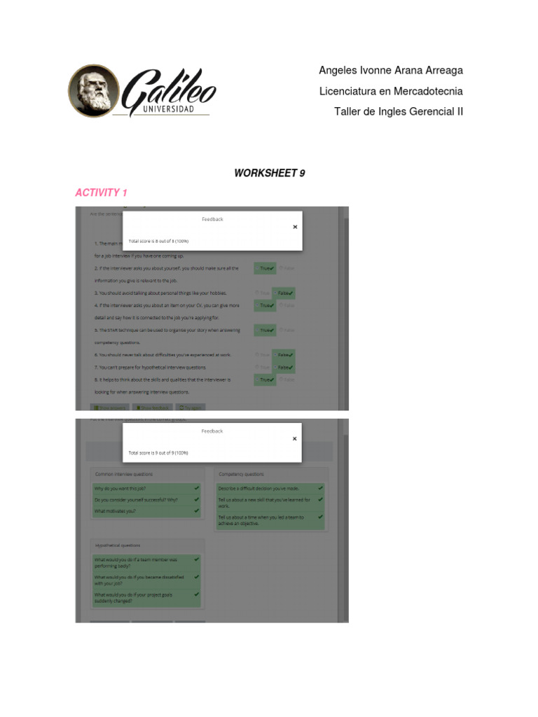 Worksheet 10 | PDF | Behavior Modification | Industrial And ...