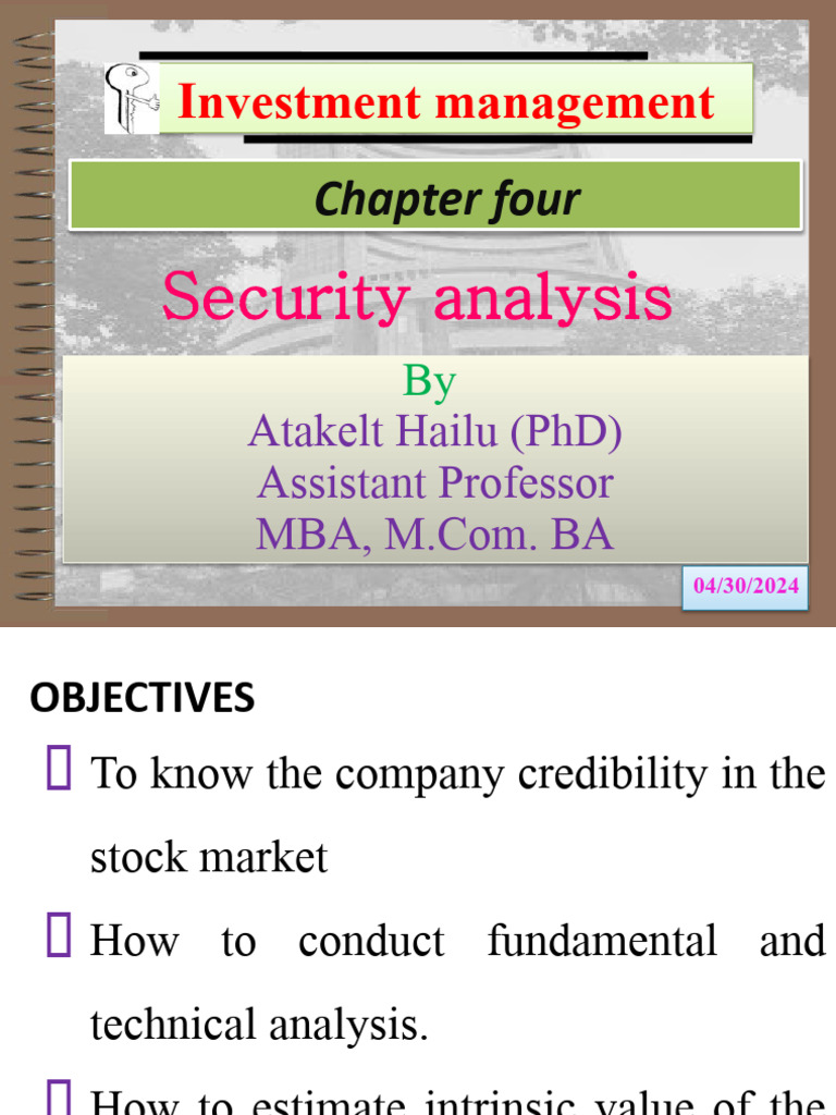 New ch4-1 | PDF | Investing | Technical Analysis