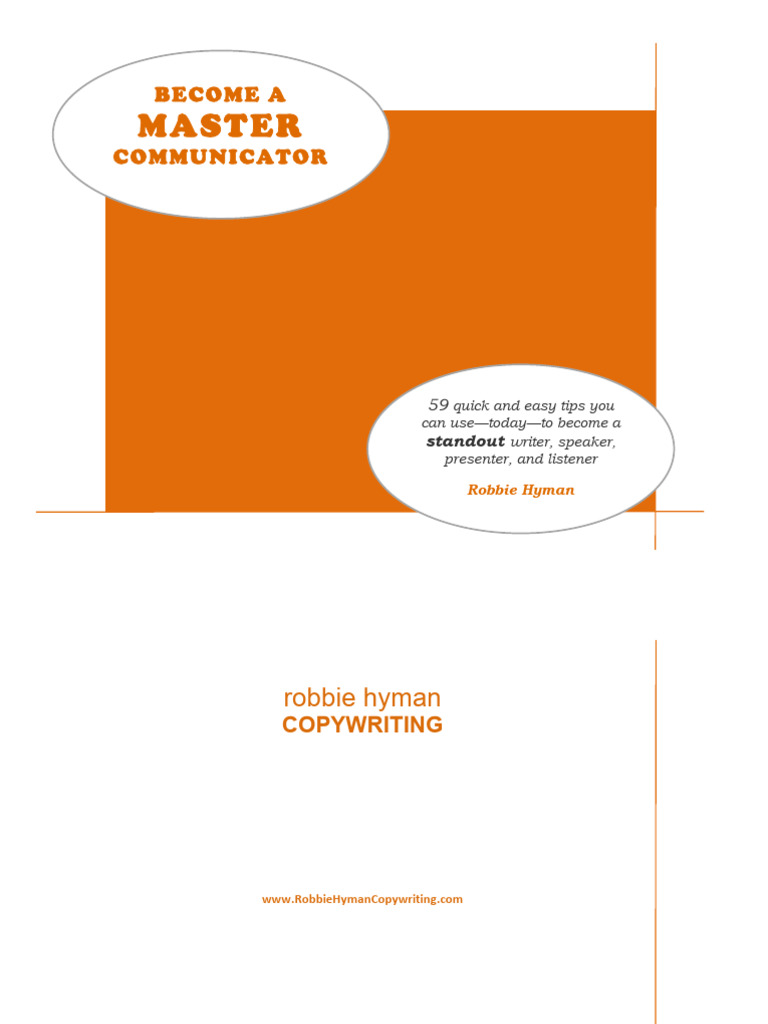 Become A Master Communicator | PDF | Microsoft Power Point | Thought