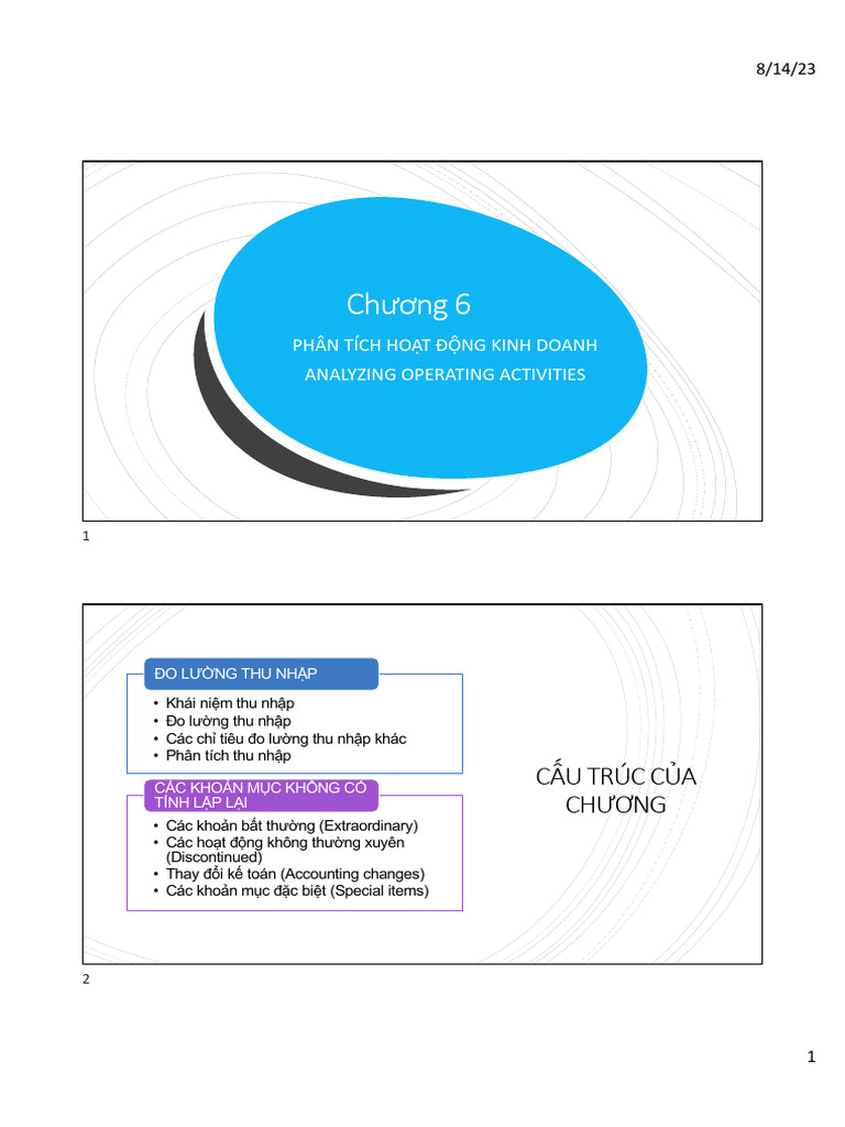 Chapter6 OperatingActivities | PDF