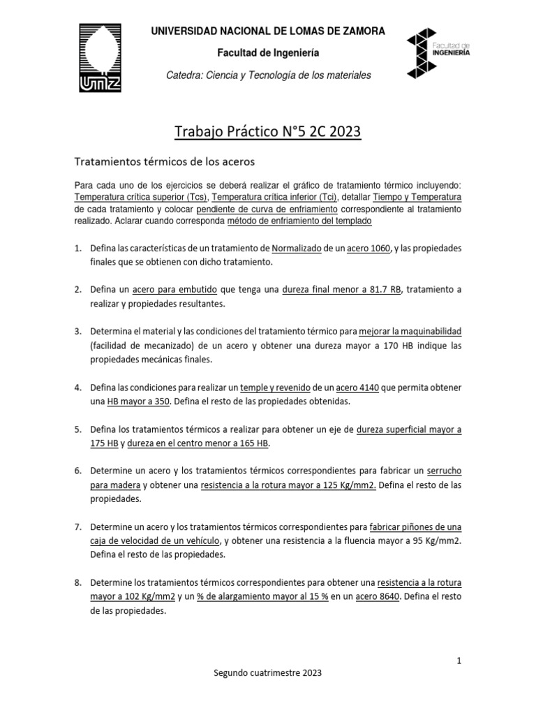 Trabajo Práctico N°5 | PDF